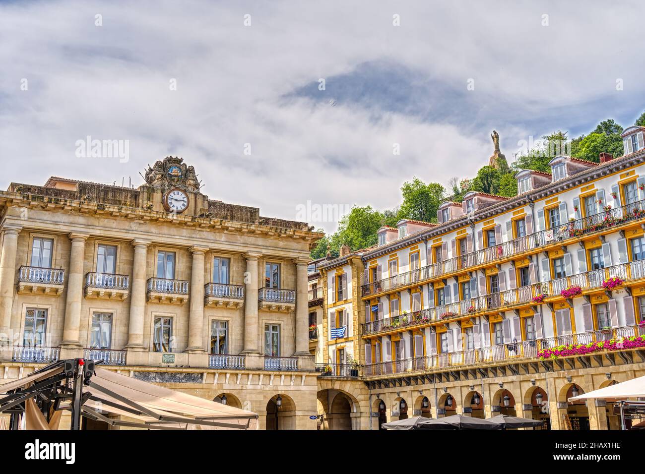 San Sebastian landmarks, HDR Image Stock Photo - Alamy