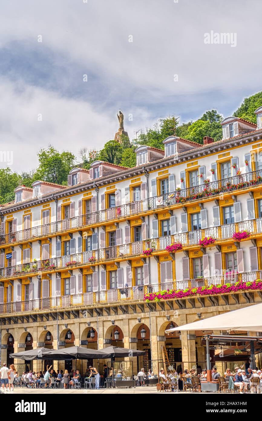 San Sebastian landmarks, HDR Image Stock Photo - Alamy