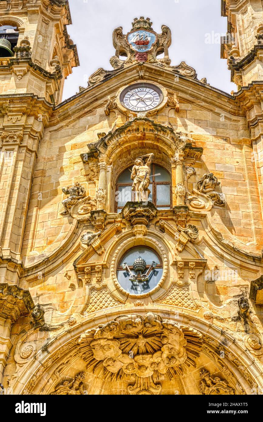 San Sebastian landmarks, HDR Image Stock Photo - Alamy