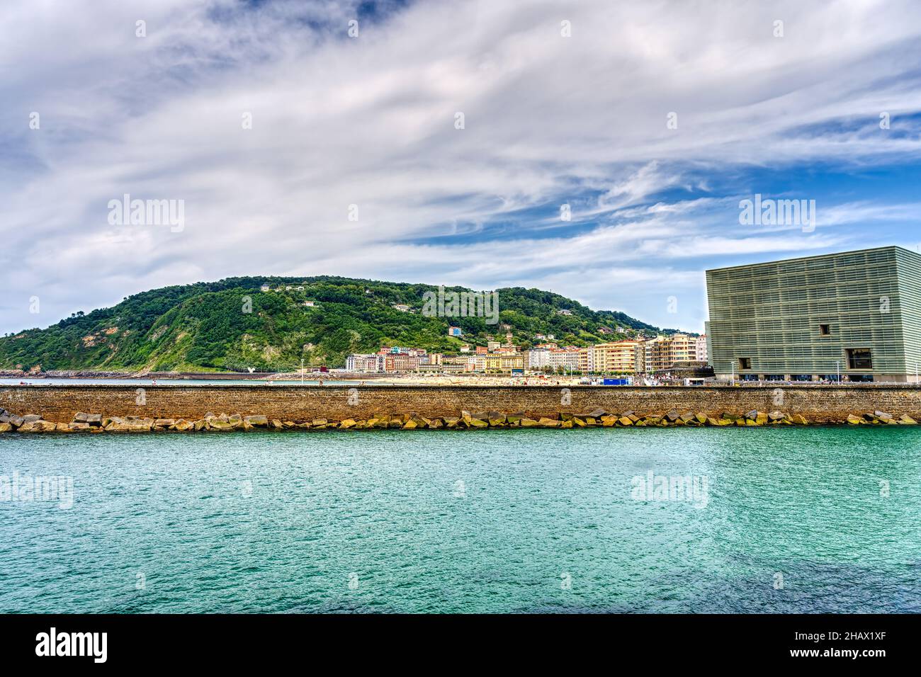San Sebastian landmarks, HDR Image Stock Photo - Alamy