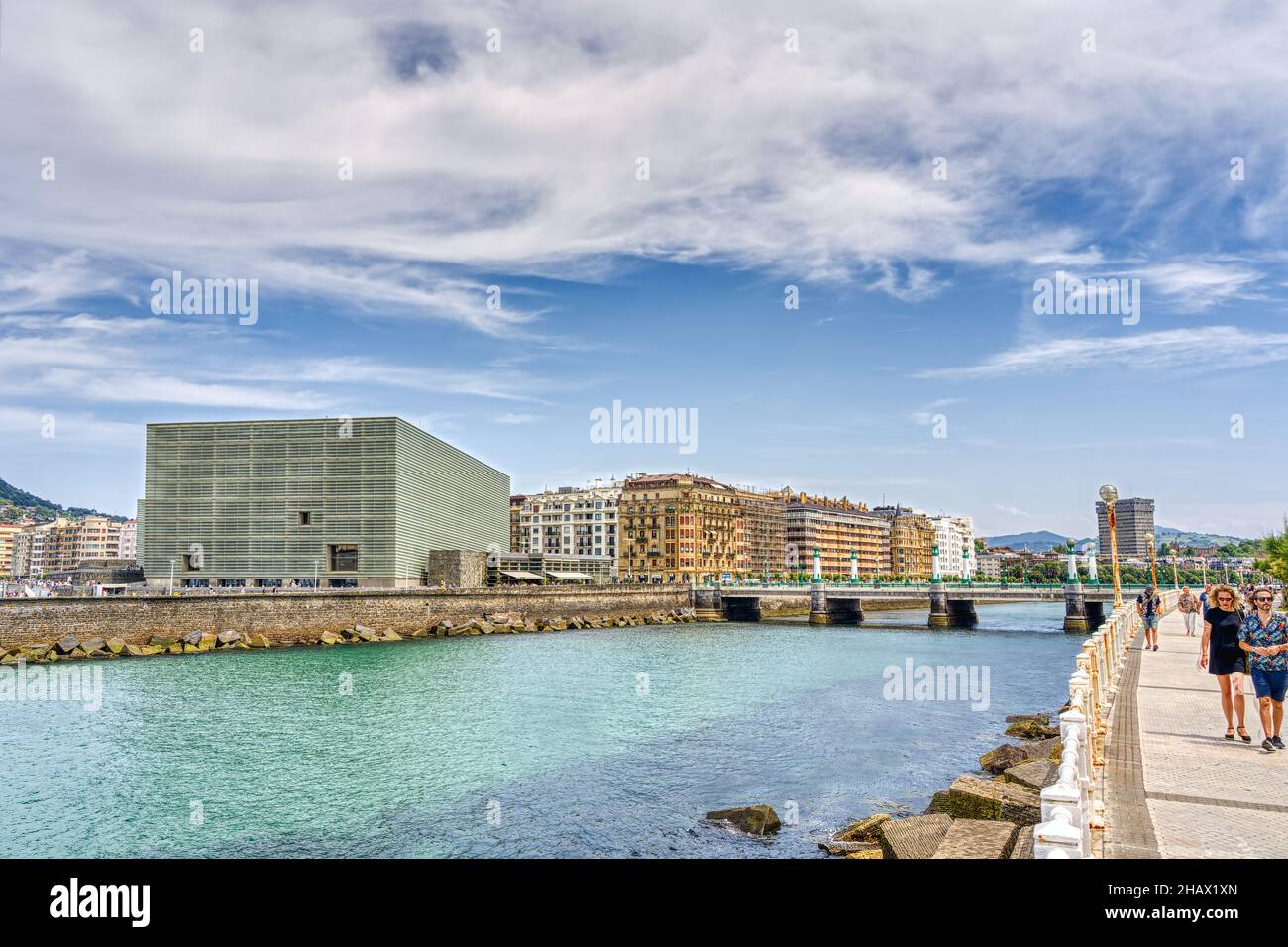 San Sebastian landmarks, HDR Image Stock Photo - Alamy