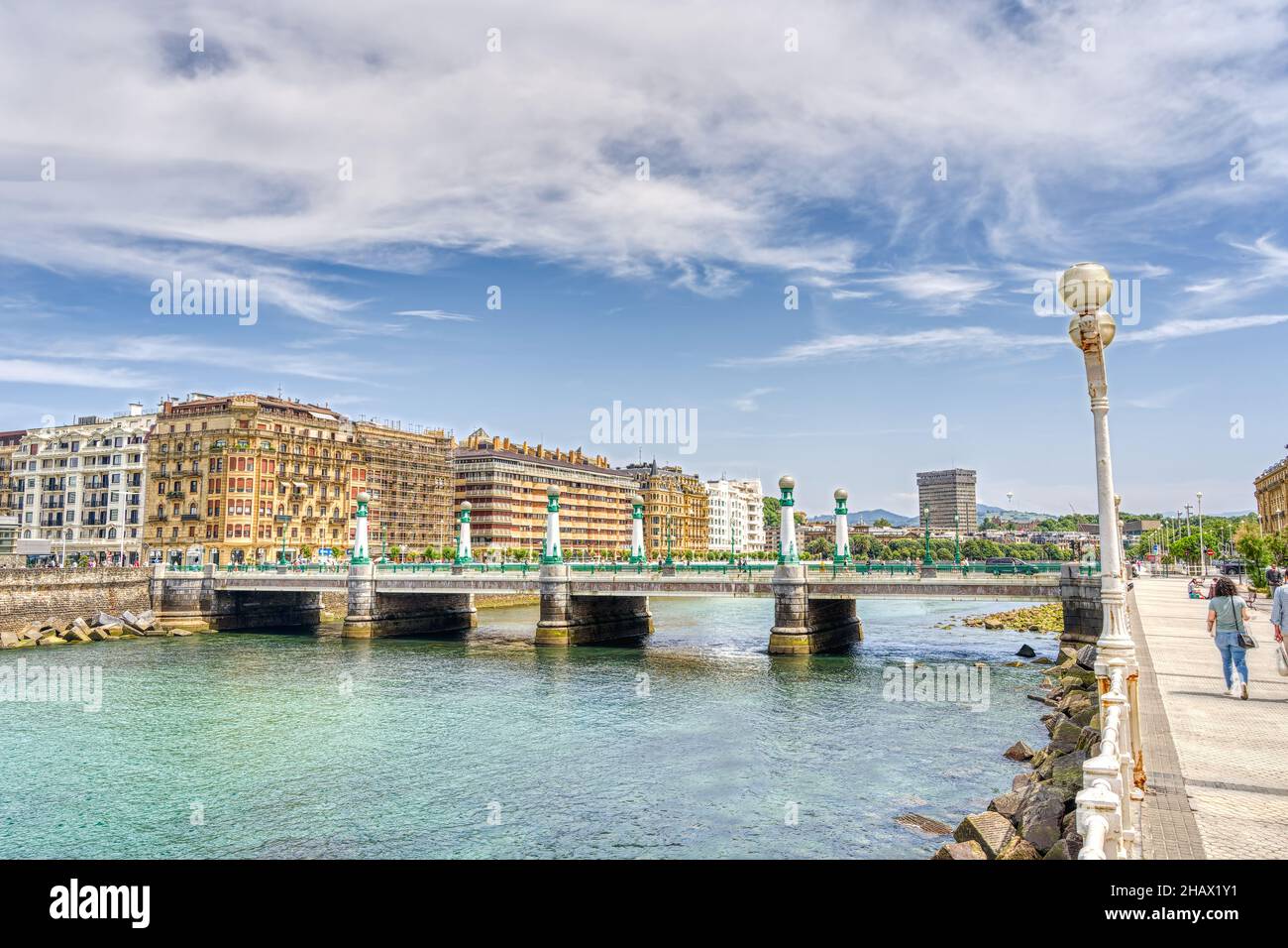 San Sebastian landmarks, HDR Image Stock Photo - Alamy