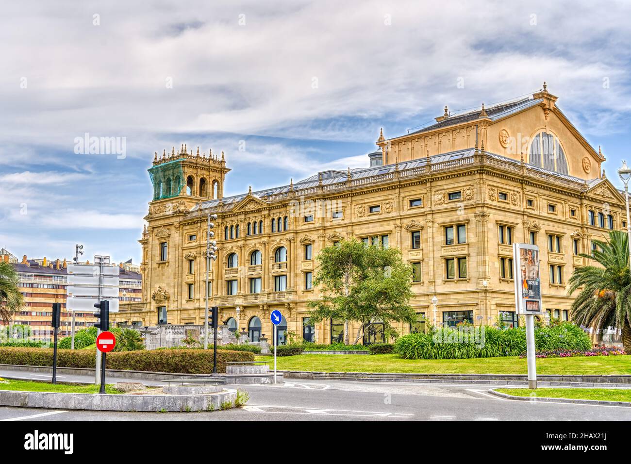 San Sebastian landmarks, HDR Image Stock Photo - Alamy
