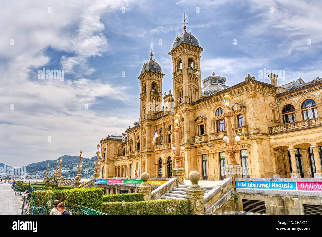 San Sebastian landmarks, HDR Image Stock Photo - Alamy