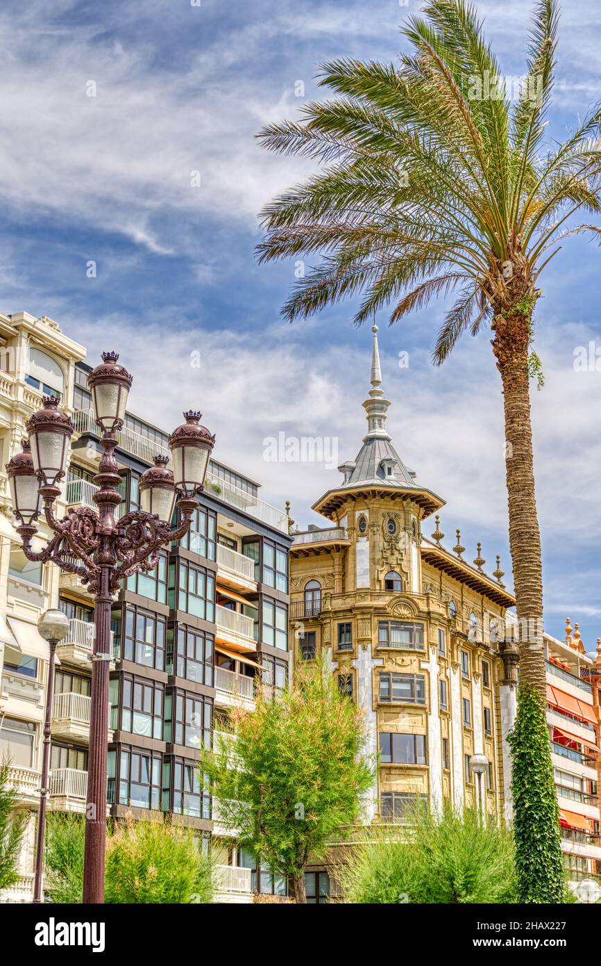 San Sebastian landmarks, HDR Image Stock Photo - Alamy