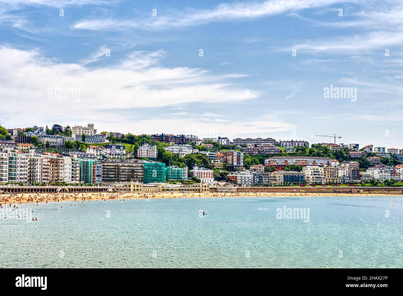 San Sebastian landmarks, HDR Image Stock Photo - Alamy