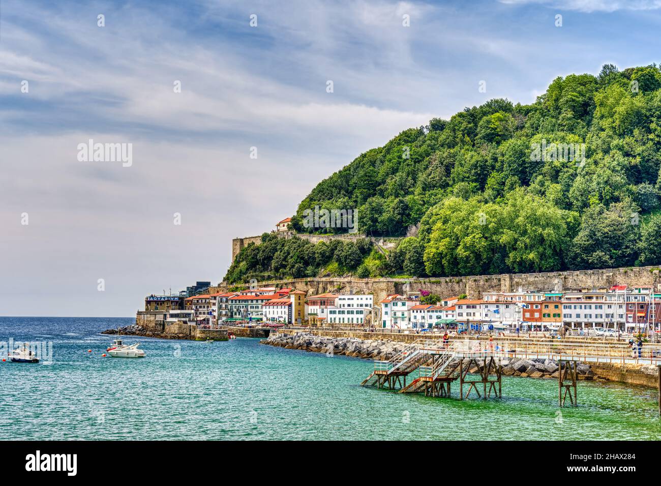 San Sebastian landmarks, HDR Image Stock Photo - Alamy