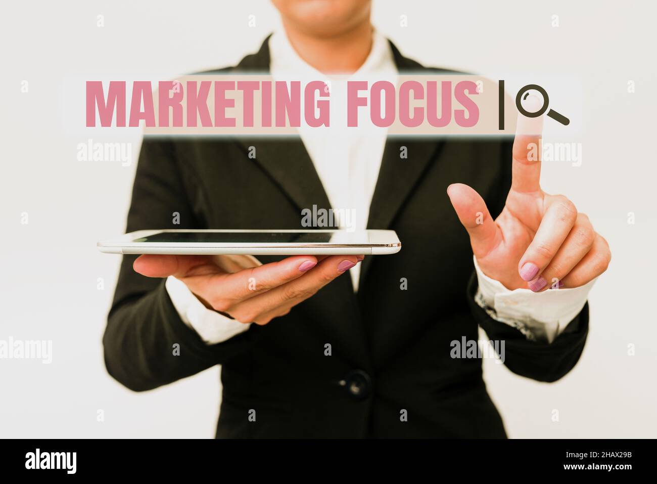 Writing displaying text Marketing Focus. Conceptual photo understanding ...