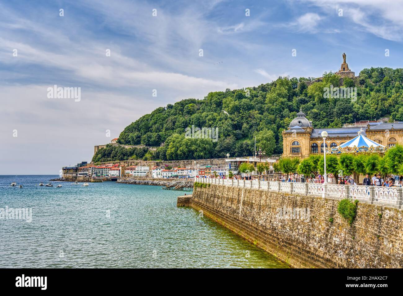 San Sebastian landmarks, HDR Image Stock Photo - Alamy