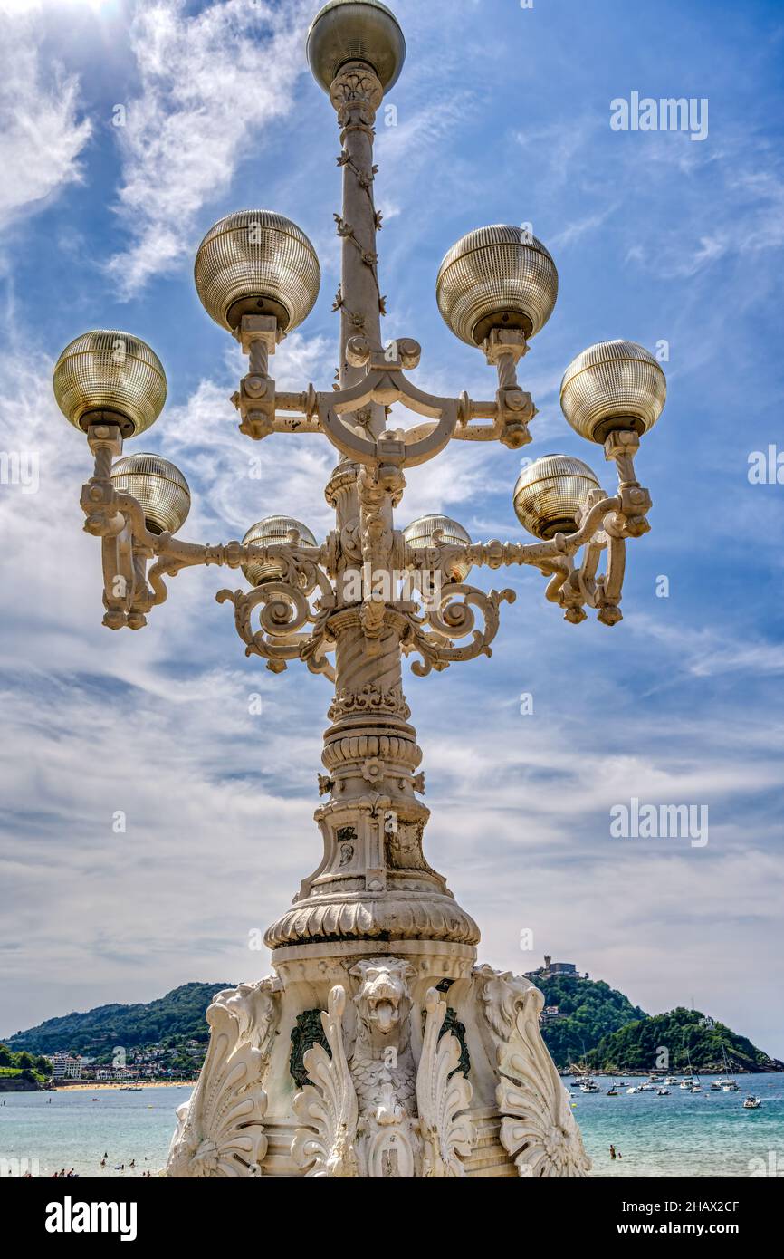 San Sebastian landmarks, HDR Image Stock Photo - Alamy