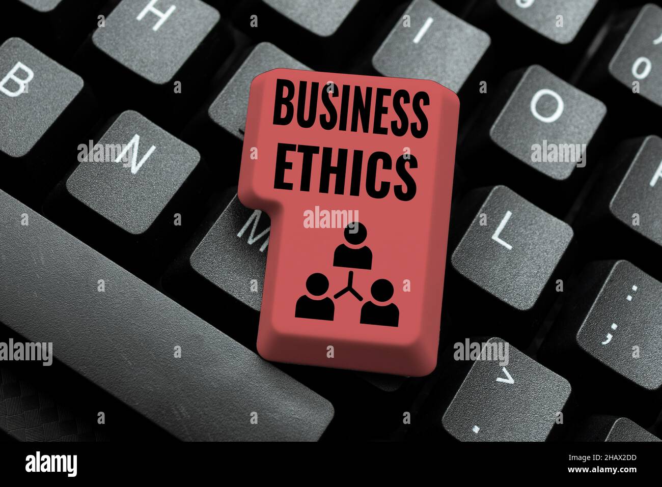 Hand writing sign Business Ethics. Business showcase appropriate ...