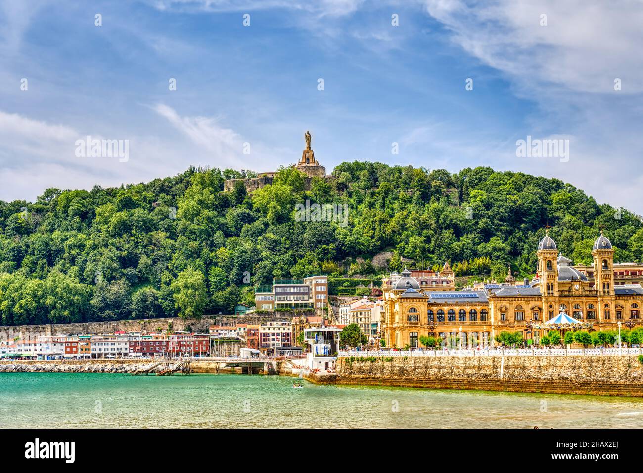 San Sebastian landmarks, HDR Image Stock Photo - Alamy