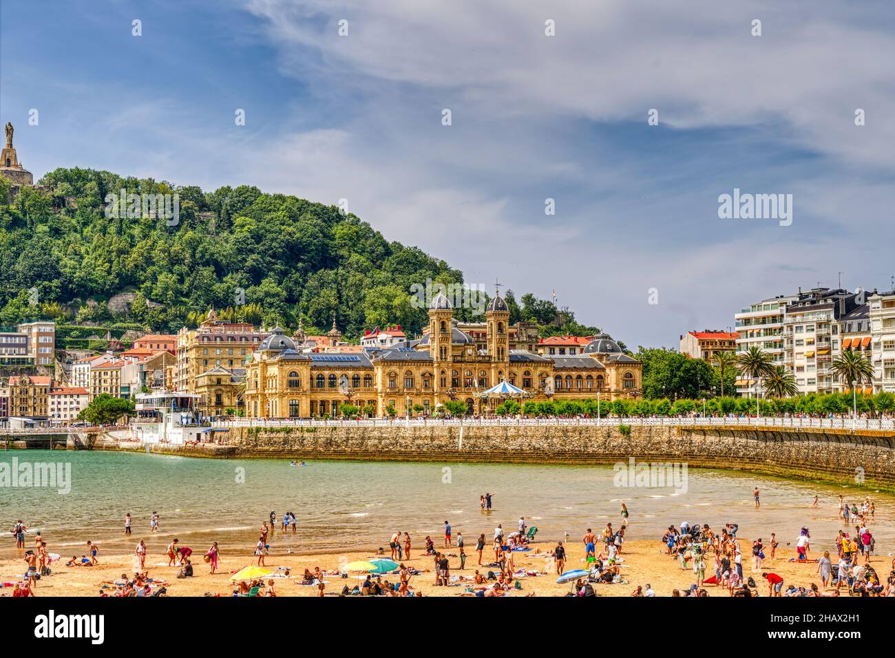 San Sebastian landmarks, HDR Image Stock Photo - Alamy