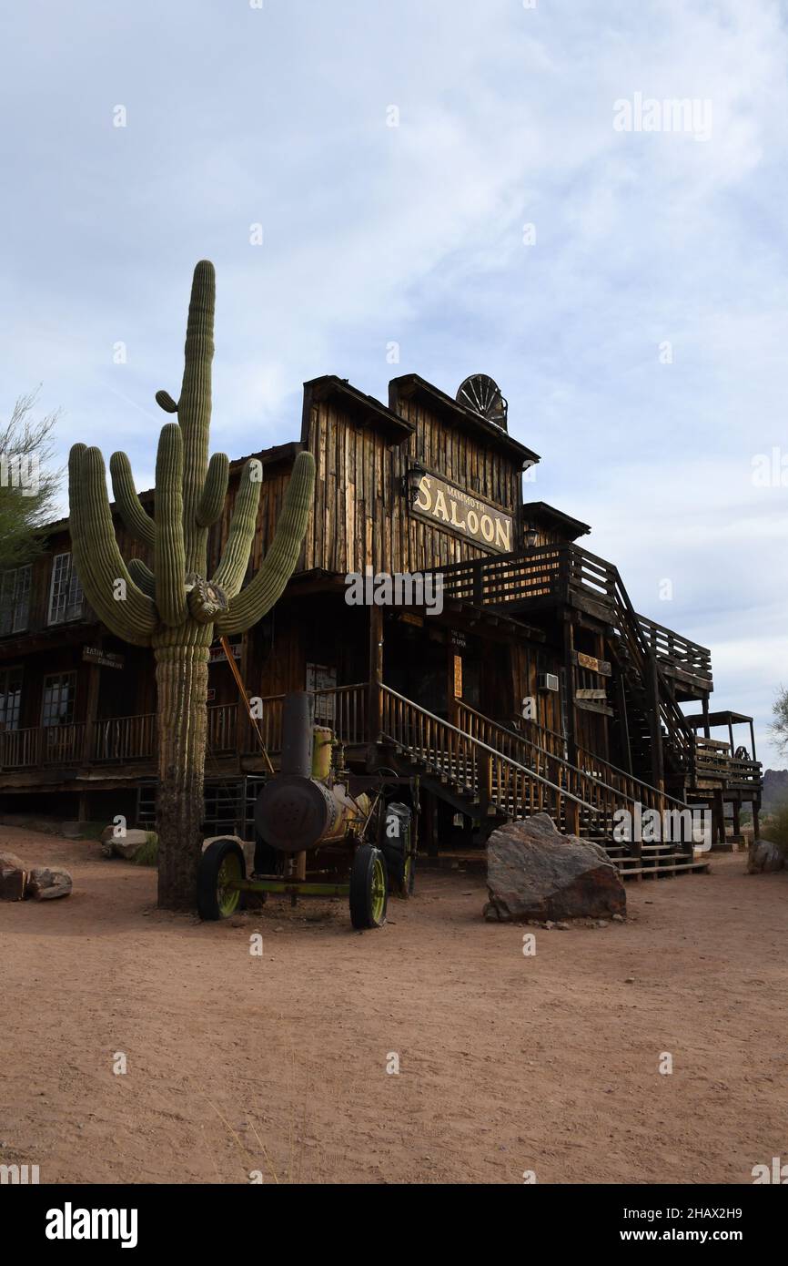 Arizona Ghost Town Stock Photo - Alamy