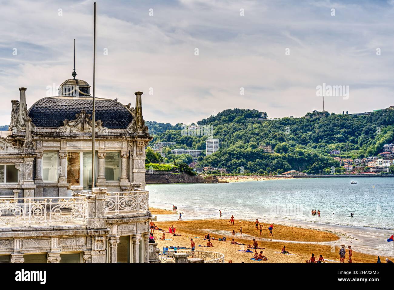 San Sebastian landmarks, HDR Image Stock Photo - Alamy