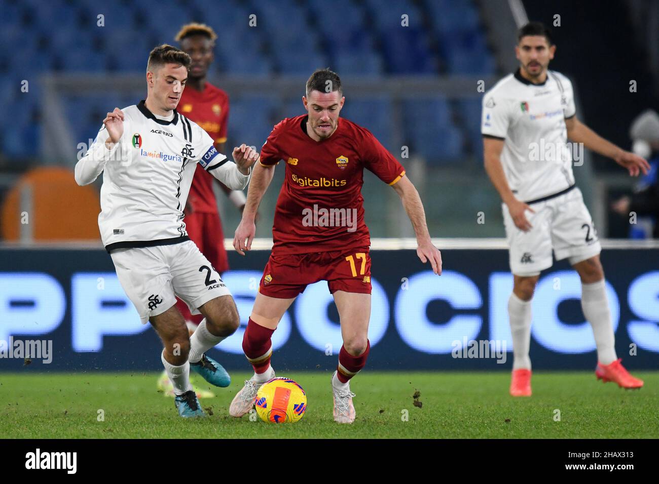 Stadio Olimpico, Rome, Italy. 13th Dec, 2021. Serie A football, AS Roma ...