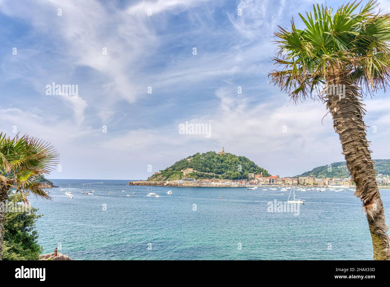 San Sebastian landmarks, HDR Image Stock Photo - Alamy