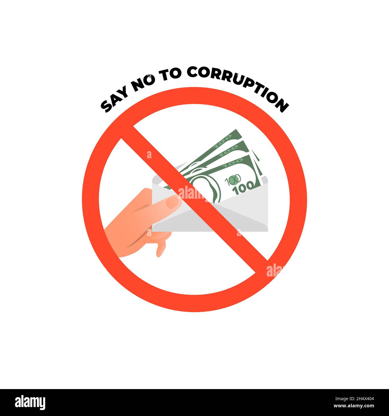 Money Corruption Logo
