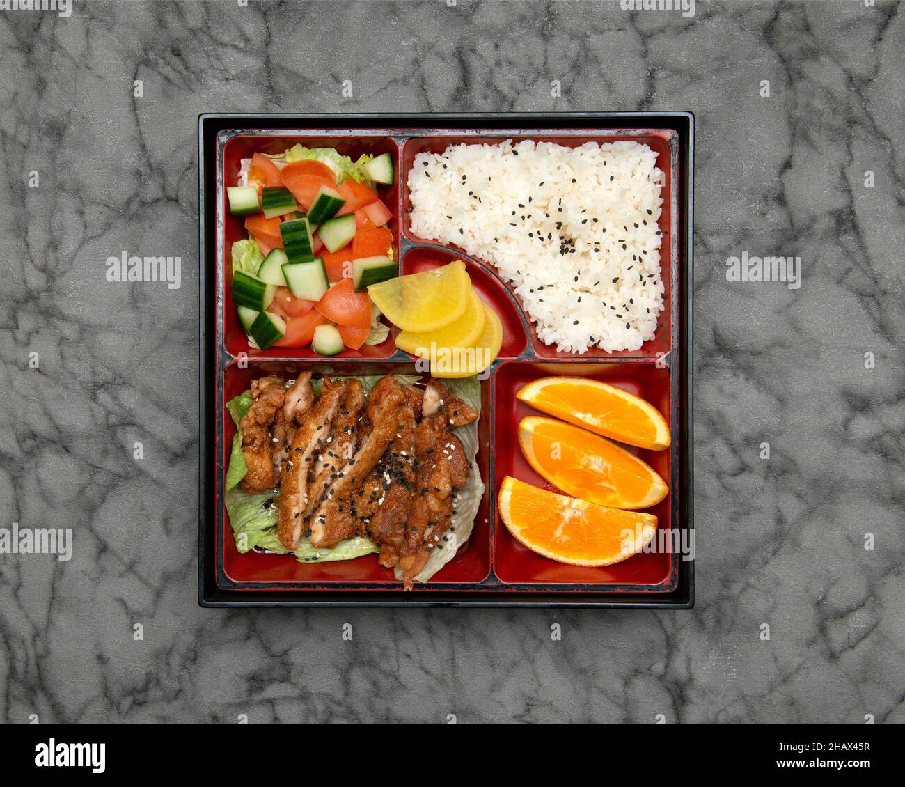 Bento box Japanese food Stock Photo - Alamy