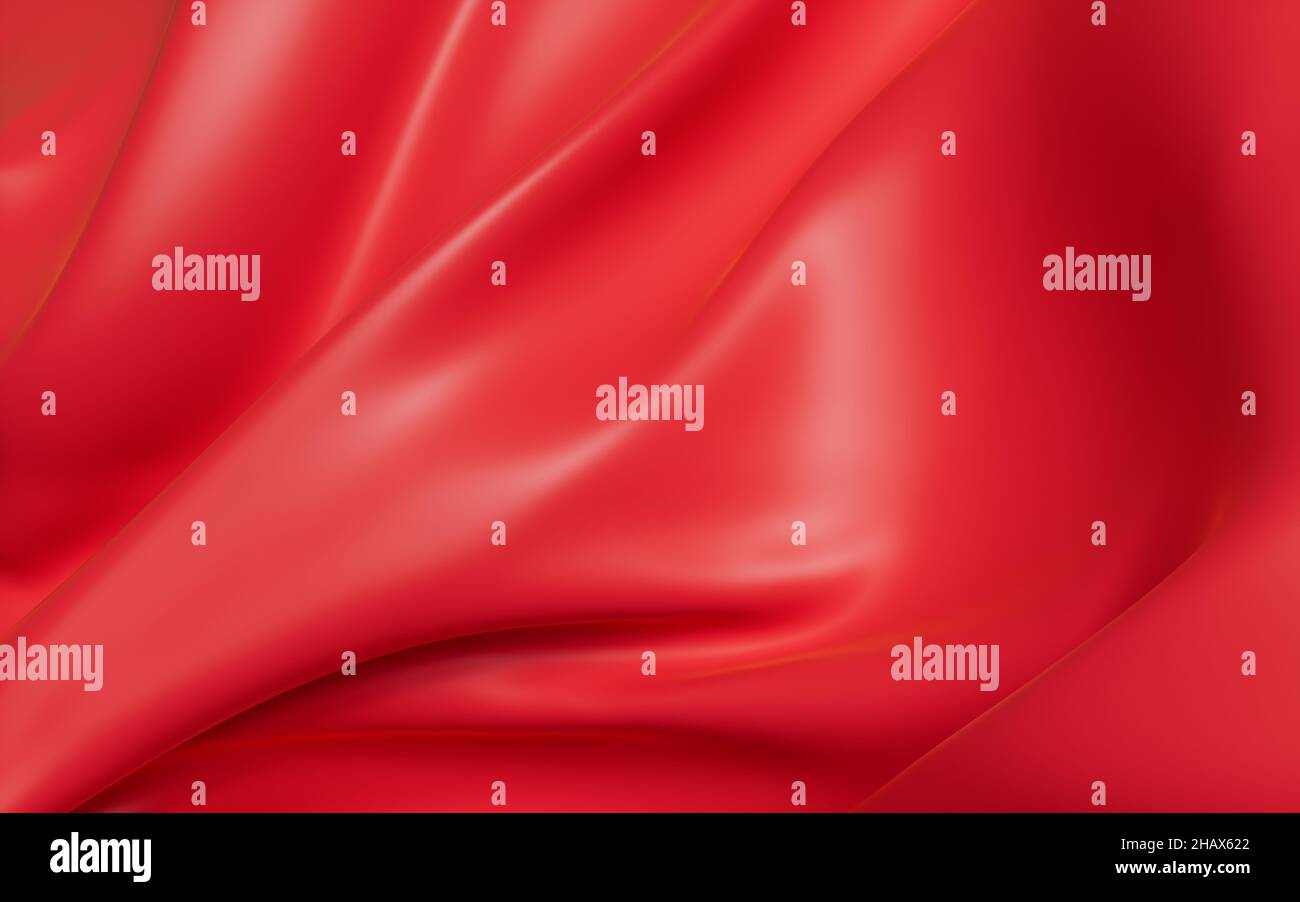 Red flying clothes, 3d rendering. Computer digital drawing Stock Photo ...