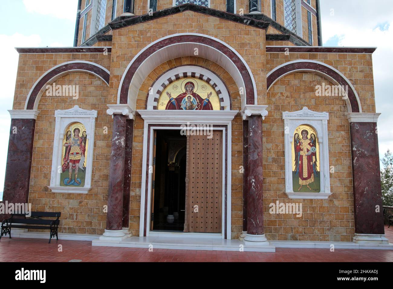 Chapel by the tomb of Archbishop Makarios III, Mountain Throni, Cyprus ...
