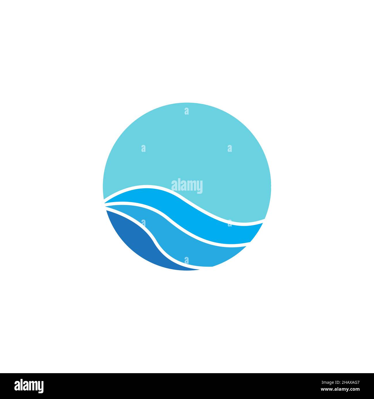 colorful abstract sea water logo symbol icon vector graphic design ...