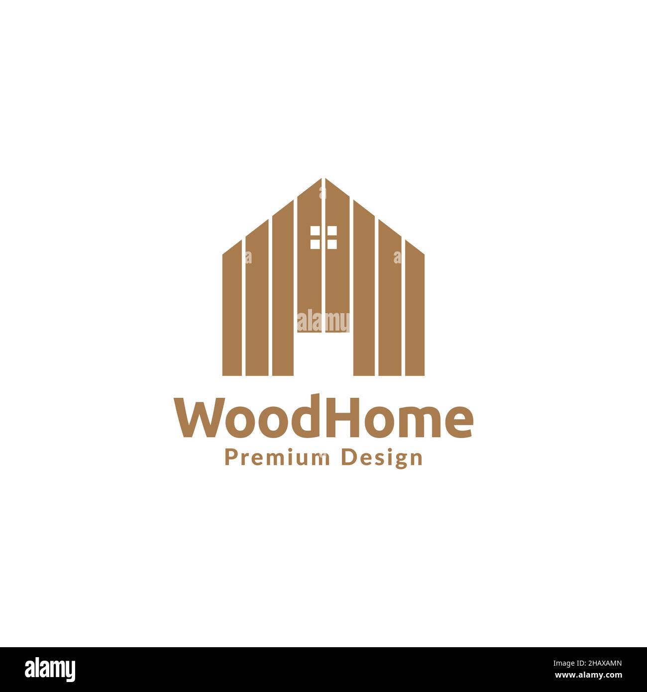 minimalist home wood futuristic logo symbol icon vector graphic design ...