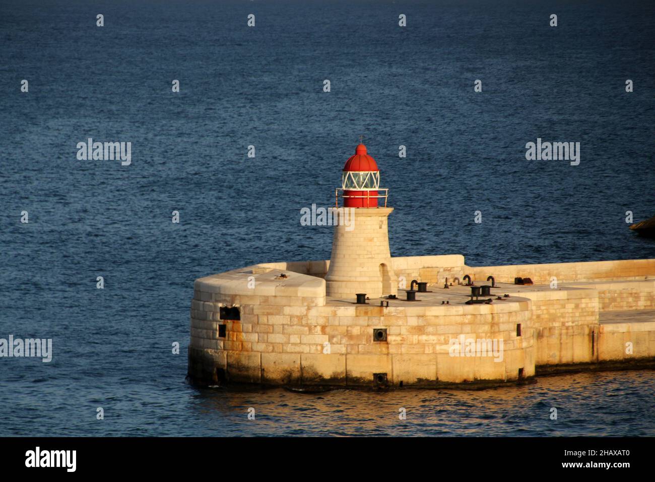 Fort Ricasoli Lighthouse, Malta Stock Photo - Alamy