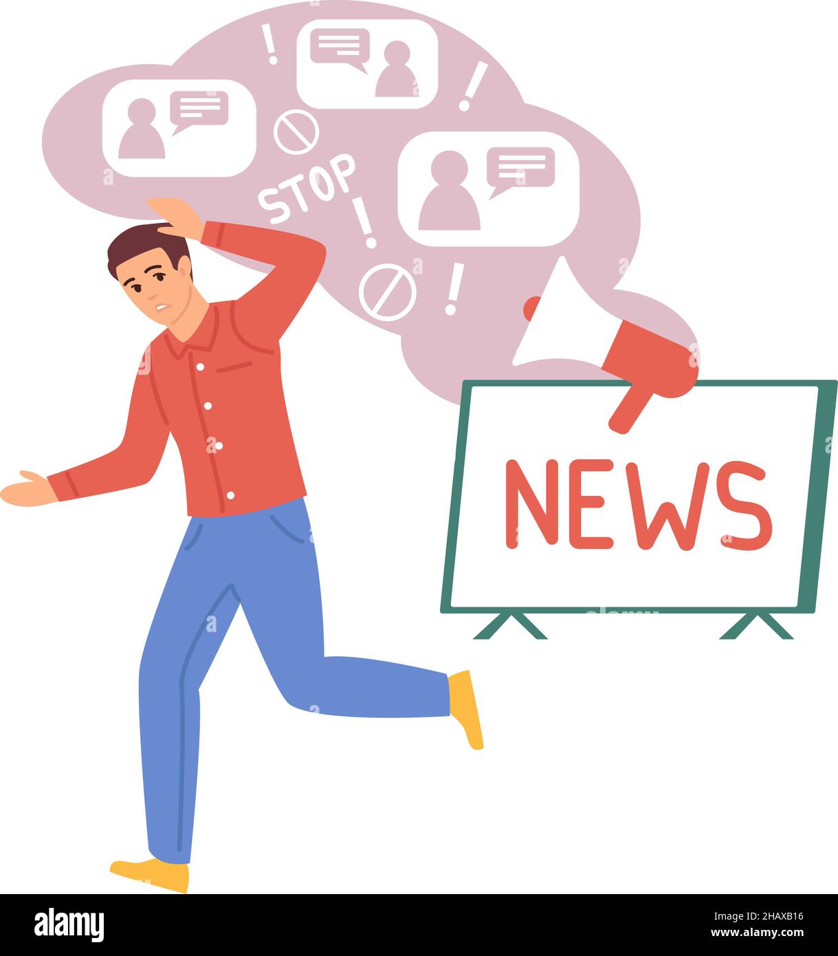 Internet overload info Stock Vector Images - Alamy