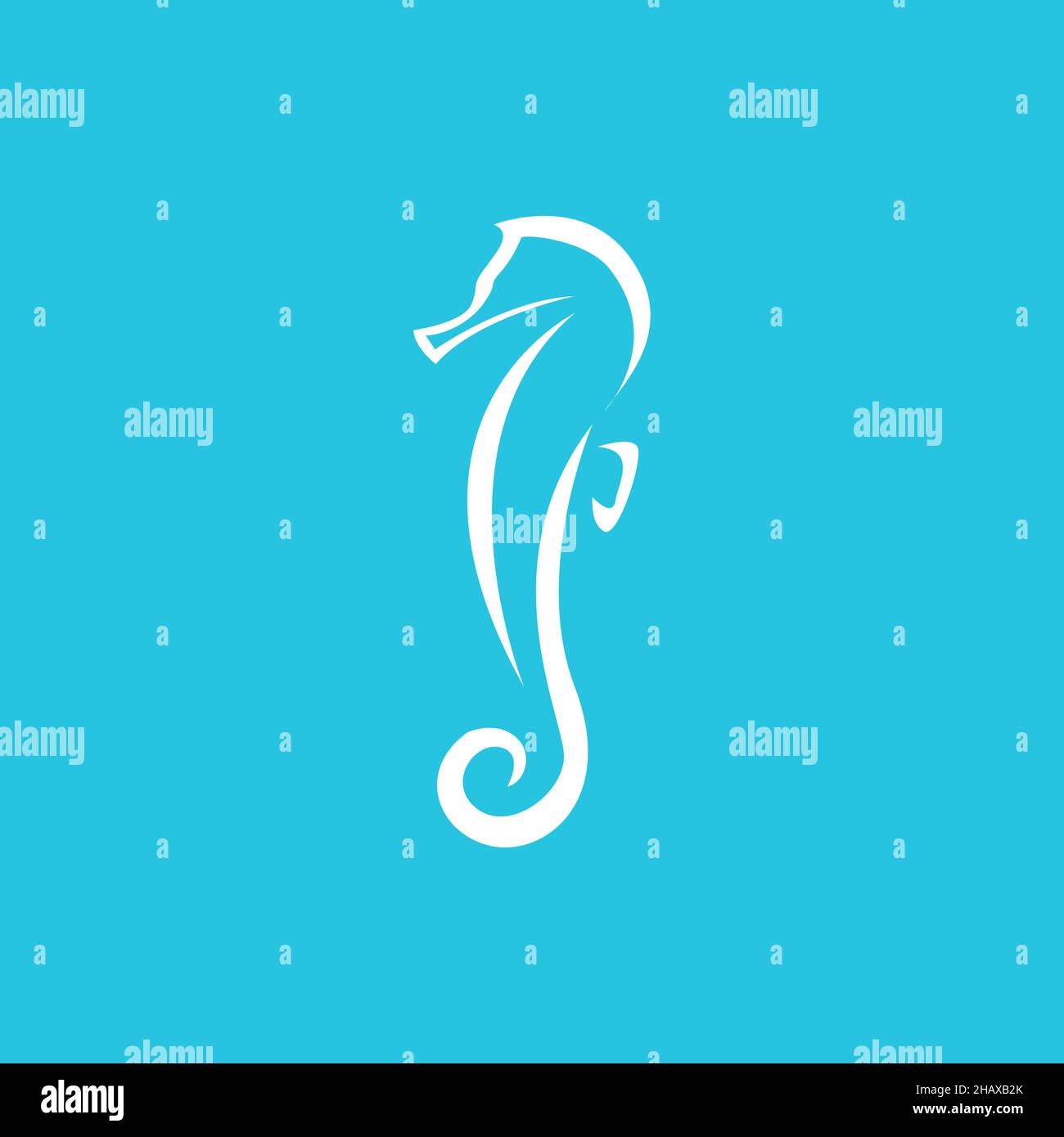minimal shape seashore logo symbol icon vector graphic design ...