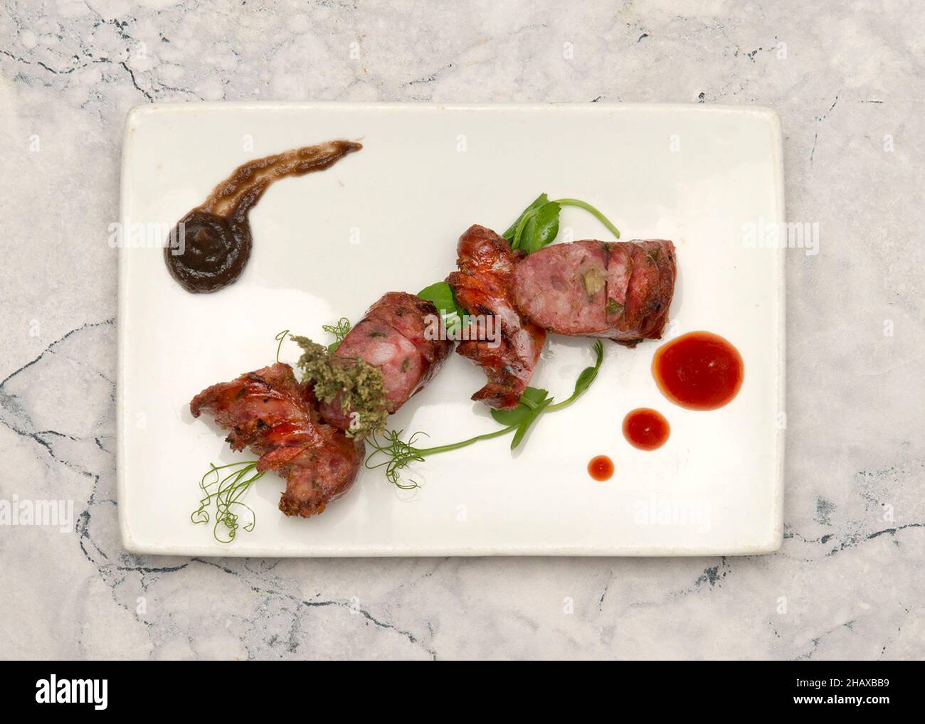 Loukaniko Greek food Stock Photo - Alamy