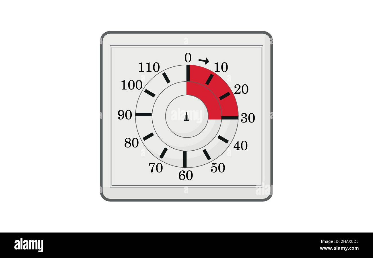 Cartoon design digital timer hi-res stock photography and images - Alamy