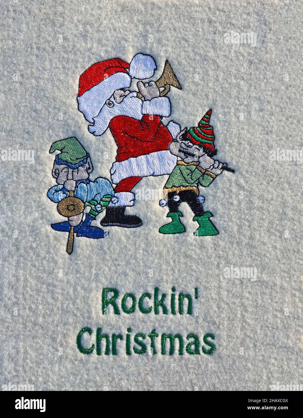 Rockin christmas text hi-res stock photography and images - Alamy