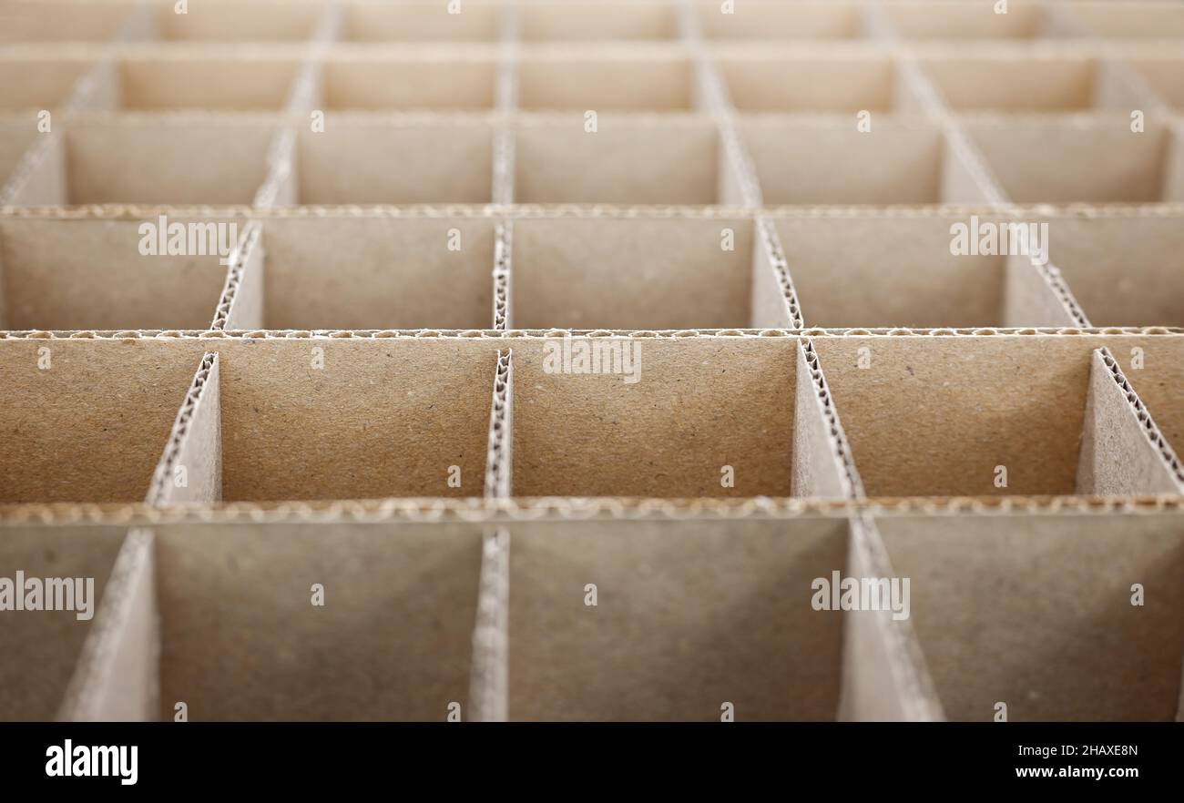 Abstract background. Square cardboard partitions close-up. Partitions ... Abstract background. Square cardboard partitions close-up. Partitions ...