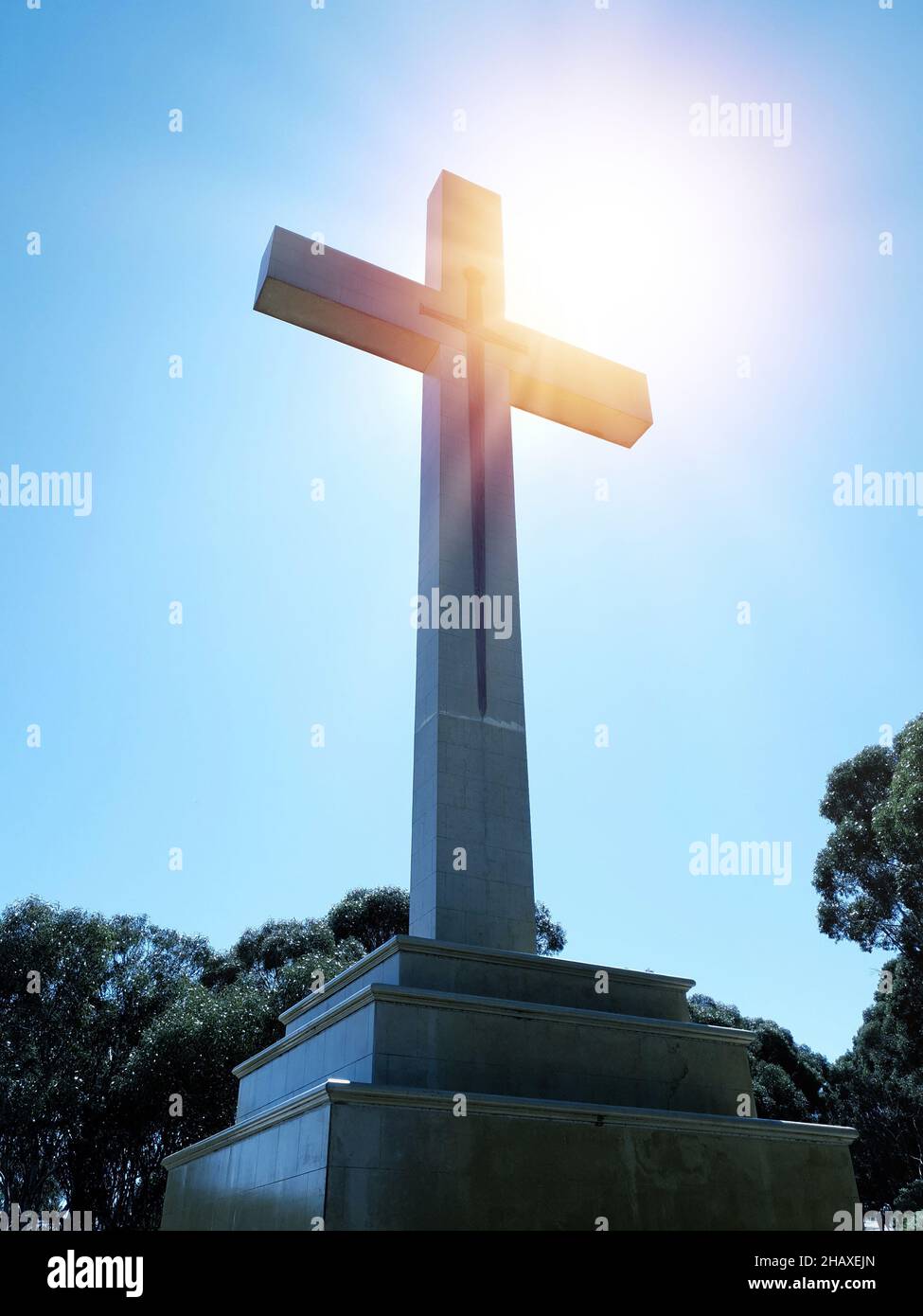 Mount Macedon Memorial Cross High Resolution Stock Photography and ...