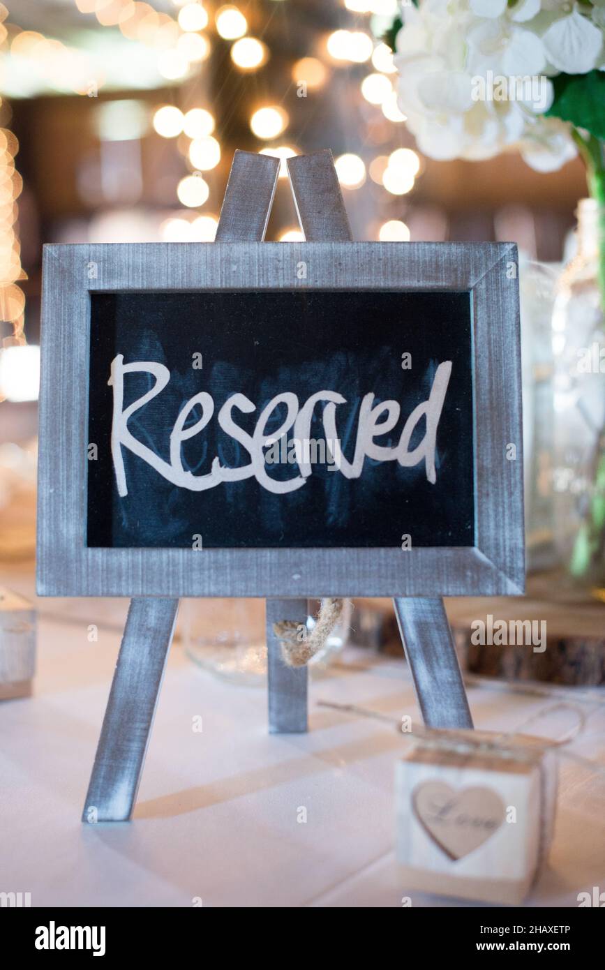 Reserved seating hi-res stock photography and images - Alamy