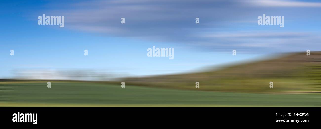 Abstract of Summer Countryside Stock Photo - Alamy