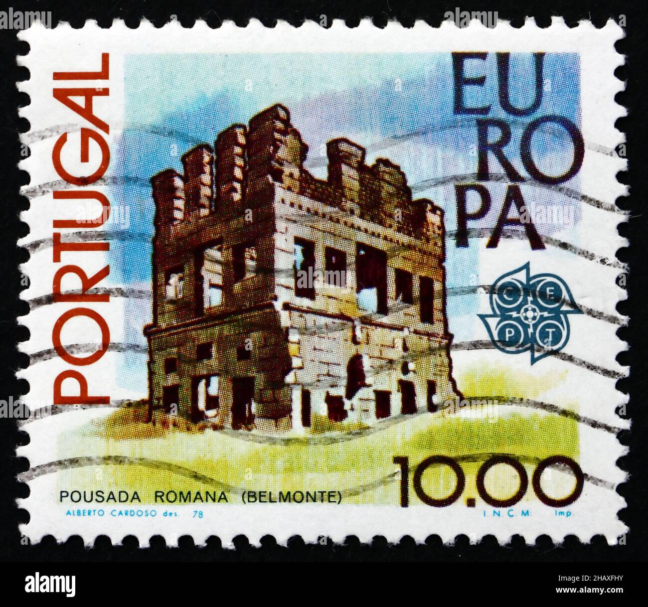 PORTUGAL - CIRCA 1978: a stamp printed in the Portugal shows Roman ...