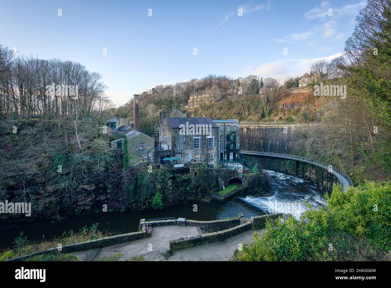 Torr Vale Mill at New Mills Stock Photo - Alamy