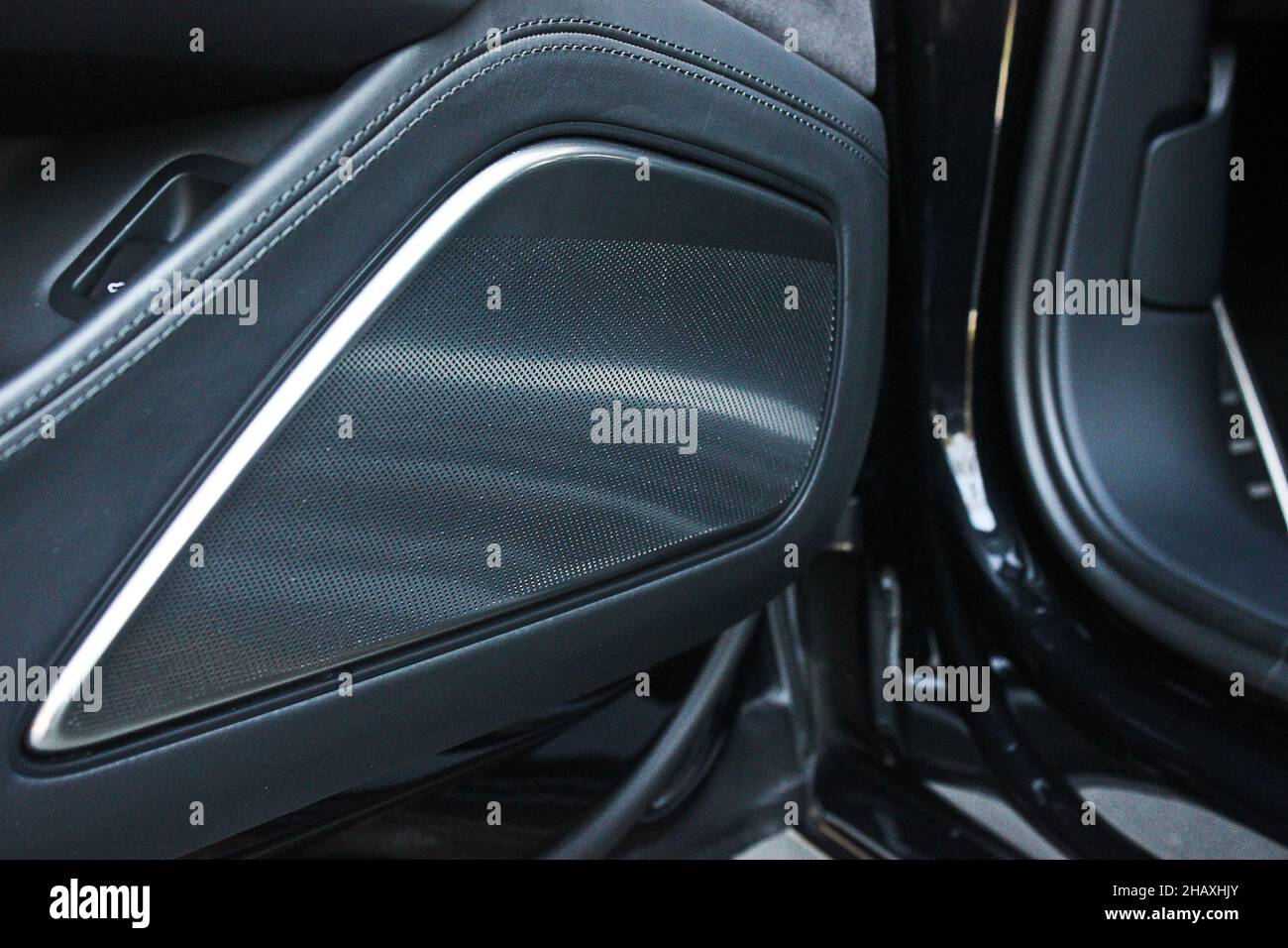 Car interior luxury service. Car interior details Stock Photo - Alamy