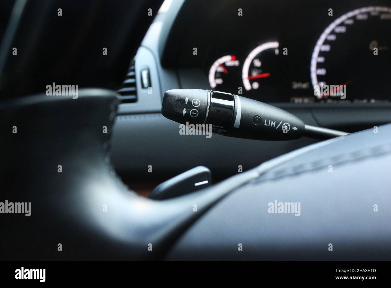 Car interior luxury service. Car interior details Stock Photo - Alamy