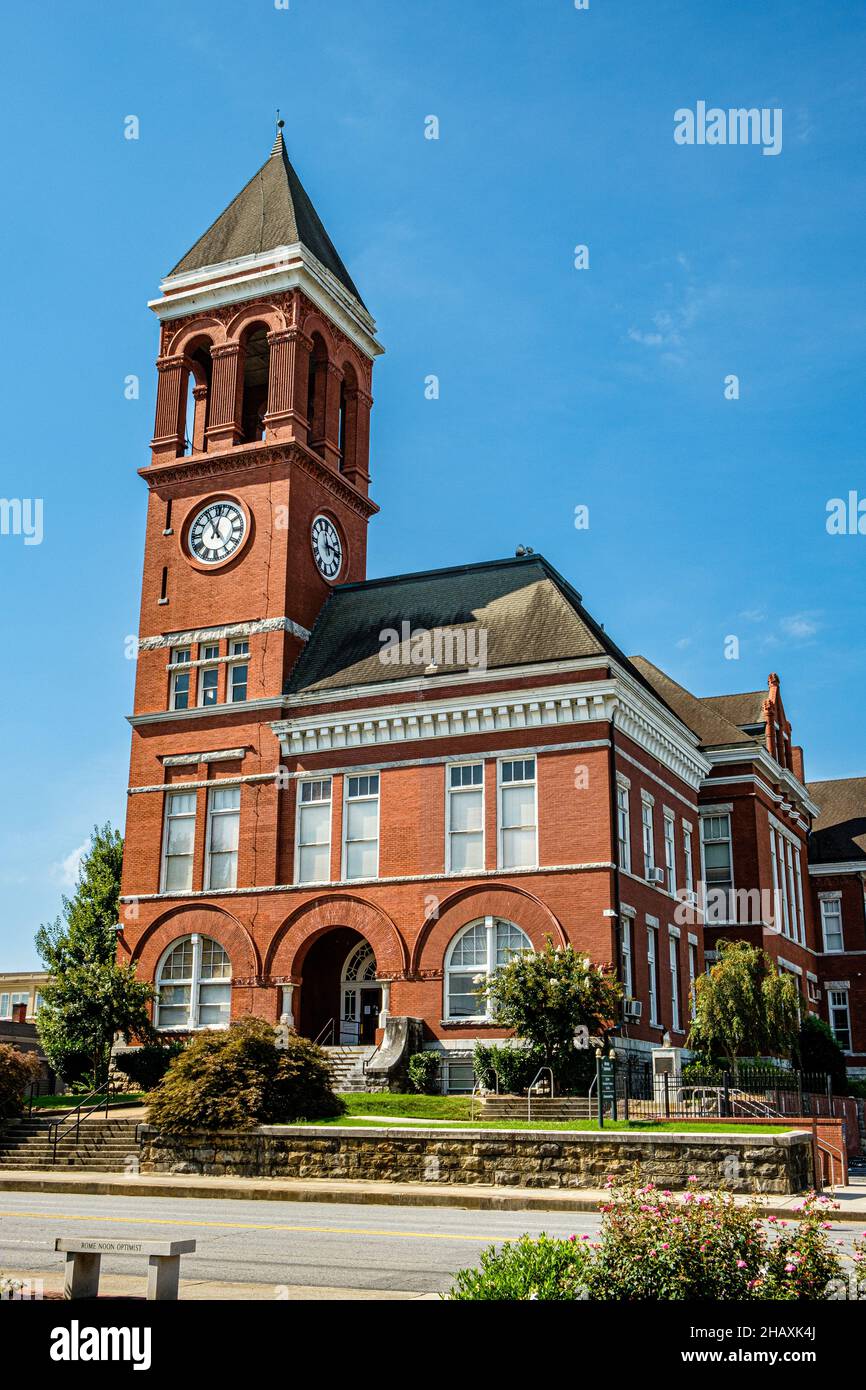 Floyd County Courthouse, West 5th Avenue, Rome, Georgia Stock Photo - Alamy