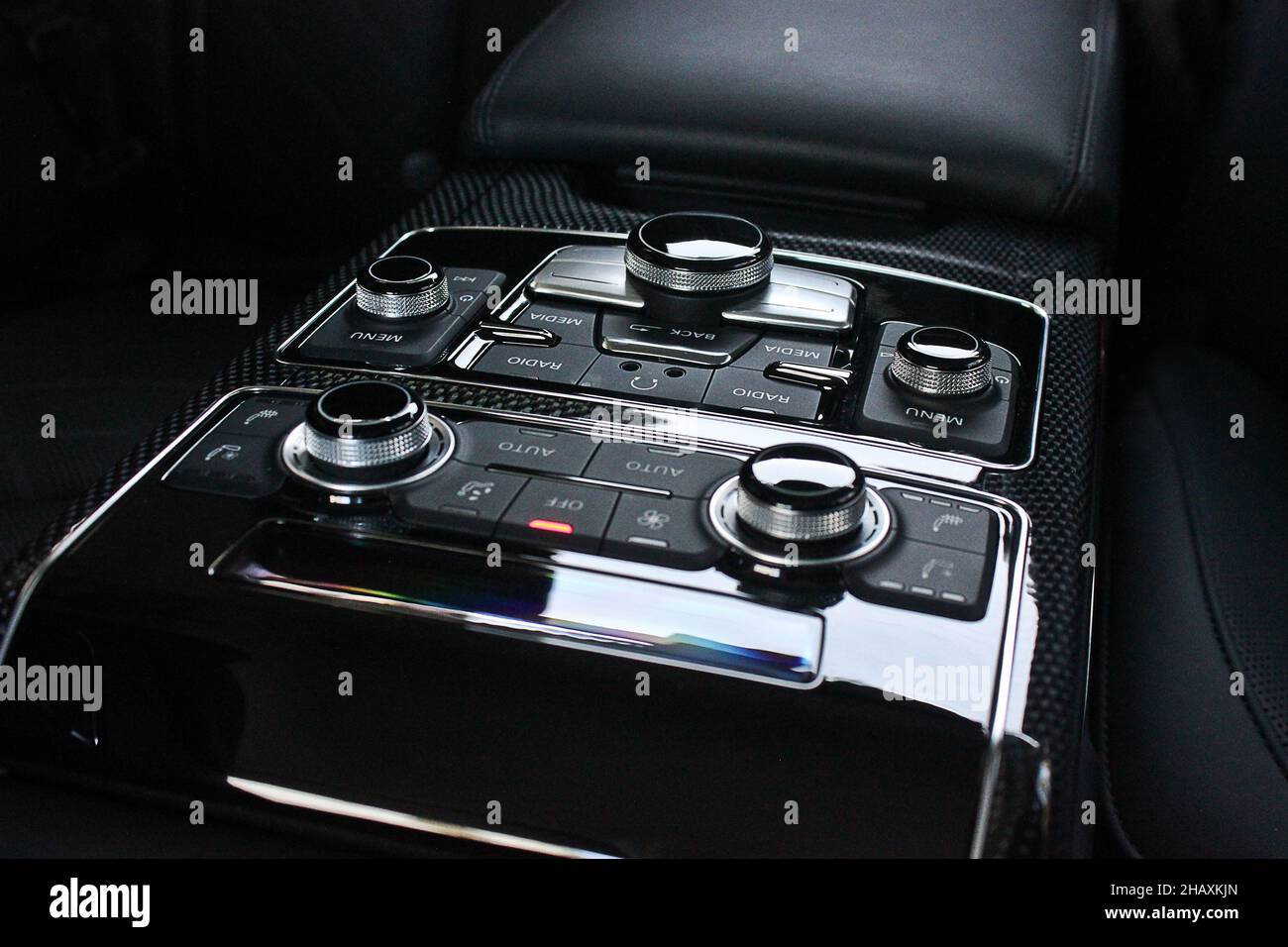 Car interior luxury service. Car interior details Stock Photo - Alamy