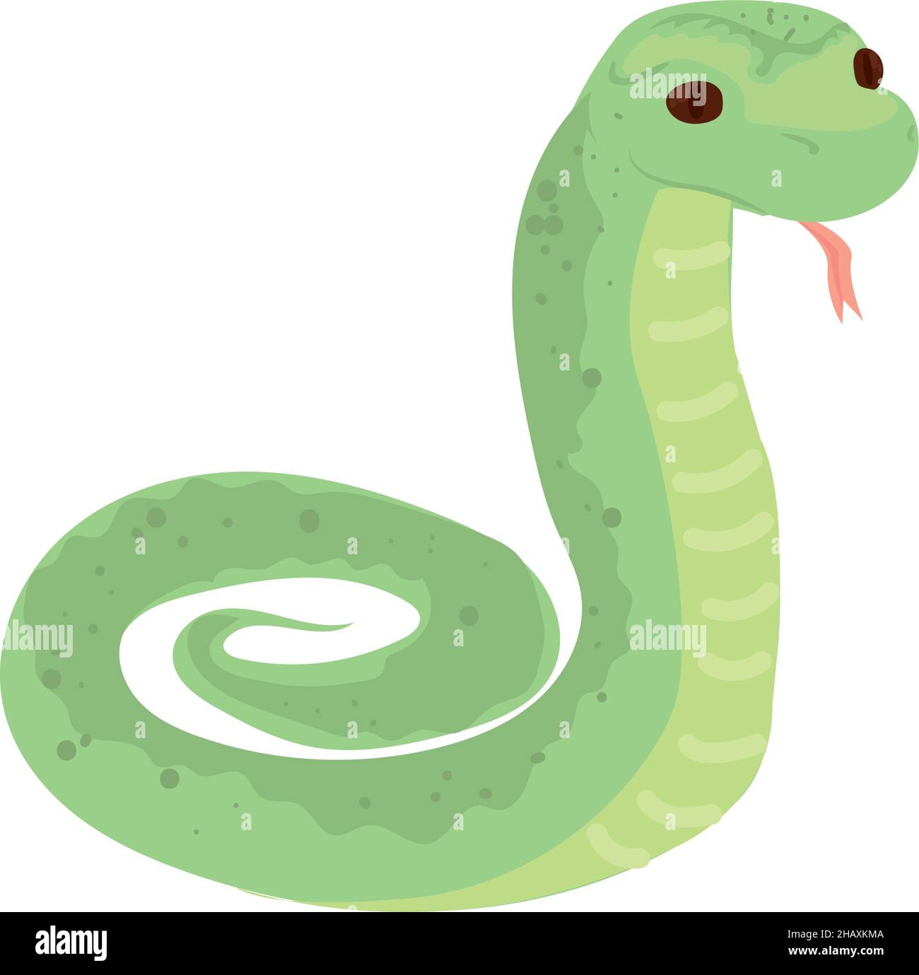 green snake design over white Stock Vector Image & Art - Alamy