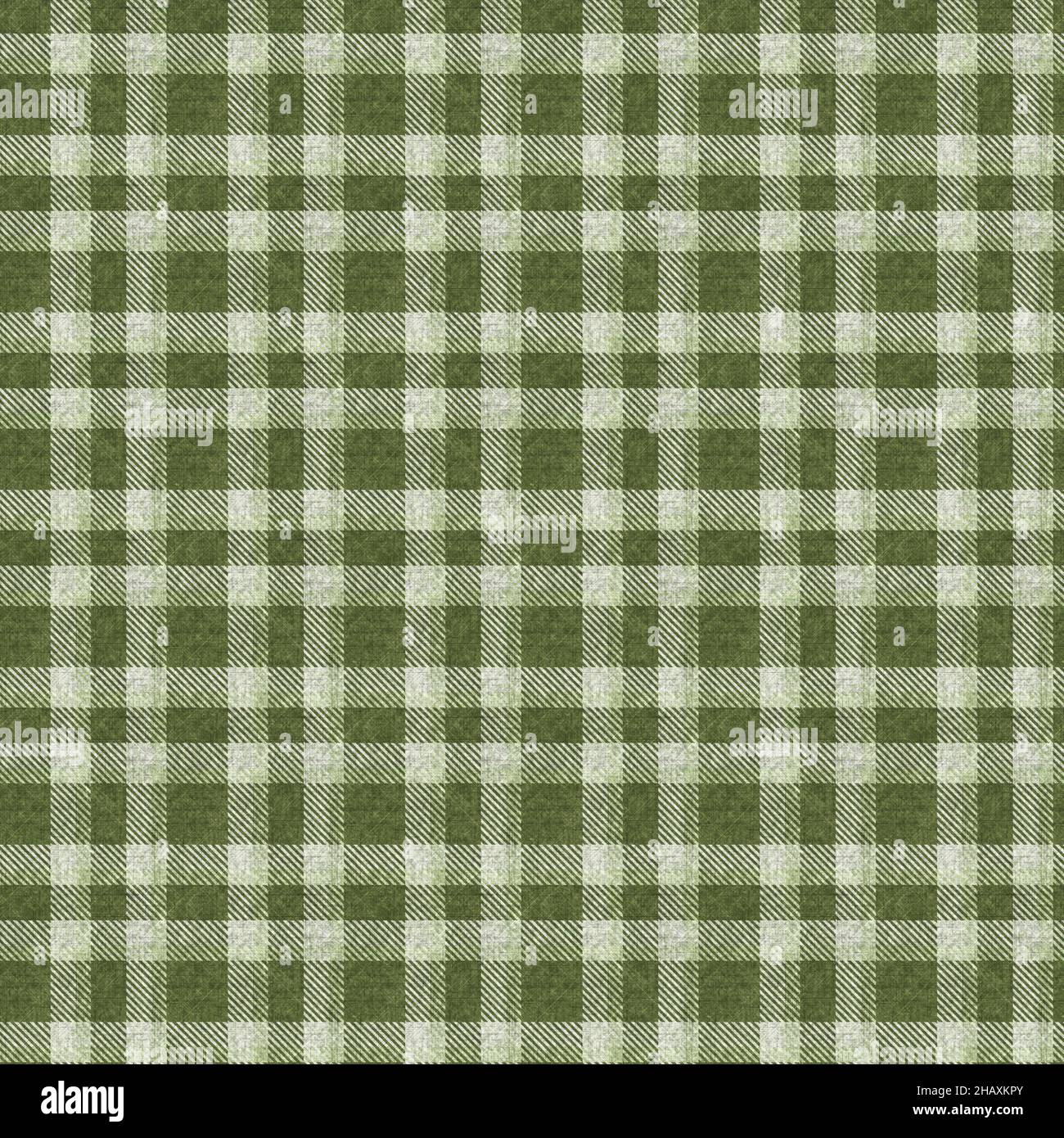 Muted green winter woven plaid texture. Seamless woolen scottish style ...