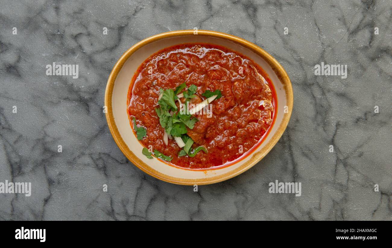 Lamb rojan josh Indian food Stock Photo - Alamy