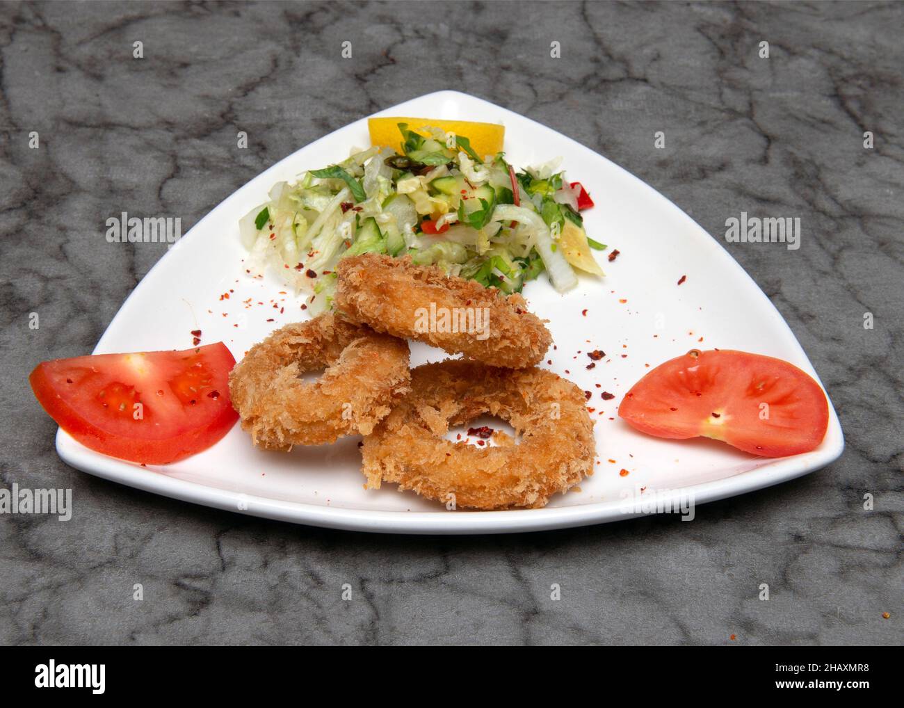 Calamari Turkish food Stock Photo - Alamy