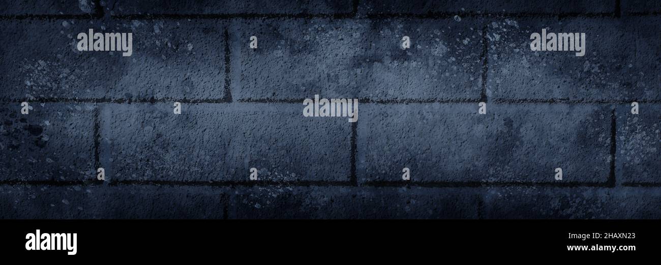 Dark scary grunge concrete texture wall background horror or Halloween ...
