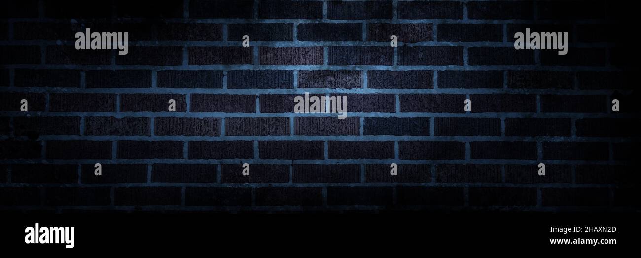 Dark scary grunge brick wall texture background horror or Halloween ...