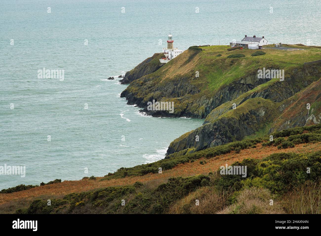 Landscape shot of the cliffs of Howth in Ireland Stock Photo - Alamy